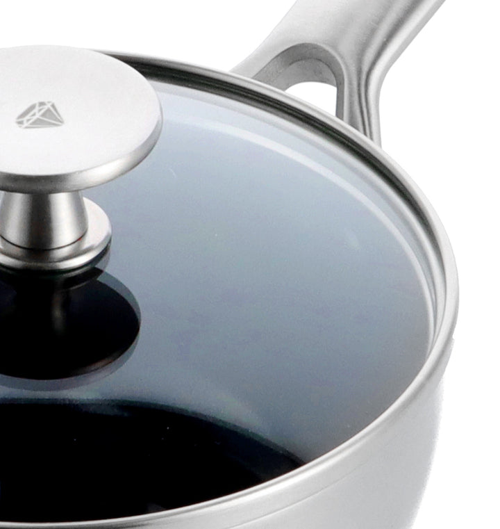 Blue Diamond Triple Steel 1-Quart Chef's Saucepan with Lid | The ...