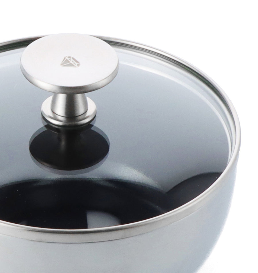 Blue Diamond Triple Steel 1-Quart Chef's Saucepan with Lid | The ...