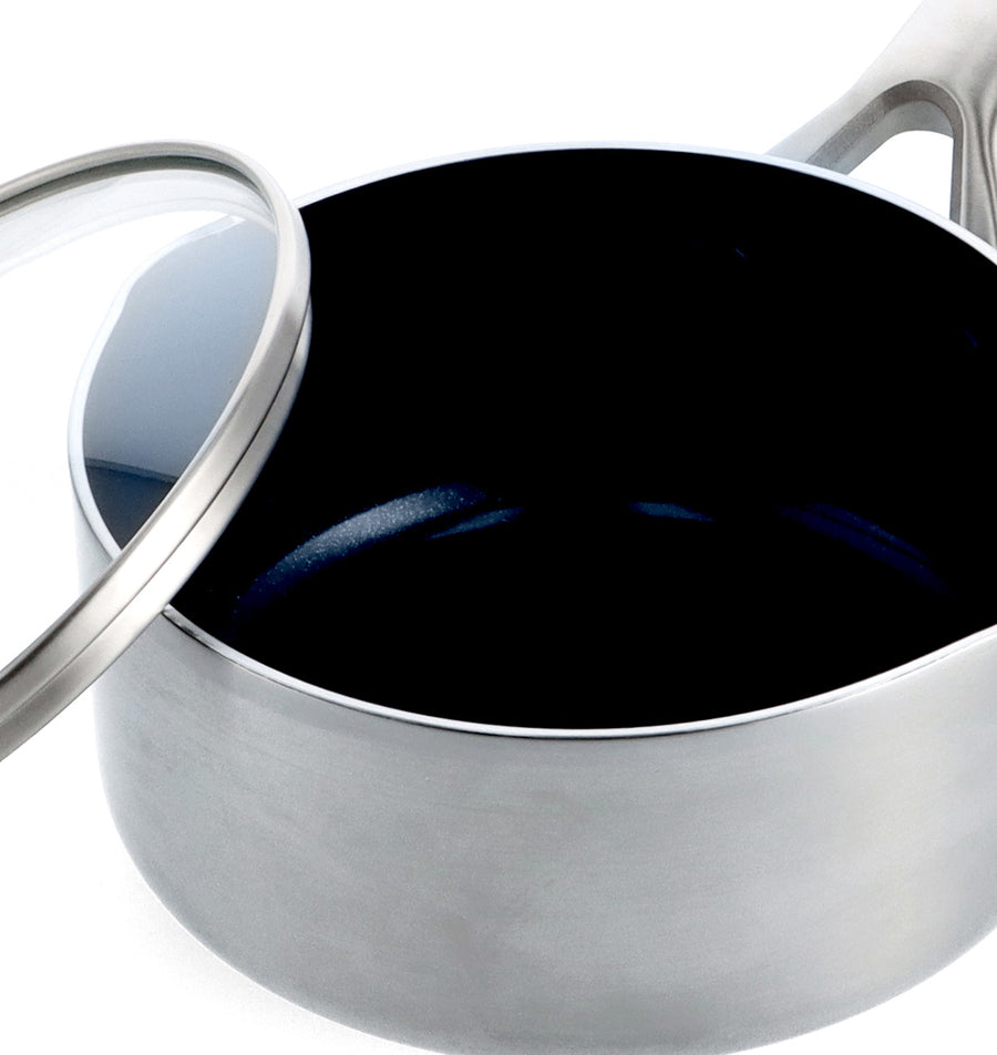 Blue Diamond Triple Steel 1.5-Quart Saucepan with Lid | The Cookware ...