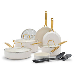 Blue Diamond White 12-Piece Cookware Set | The Cookware Company (USA), LLC